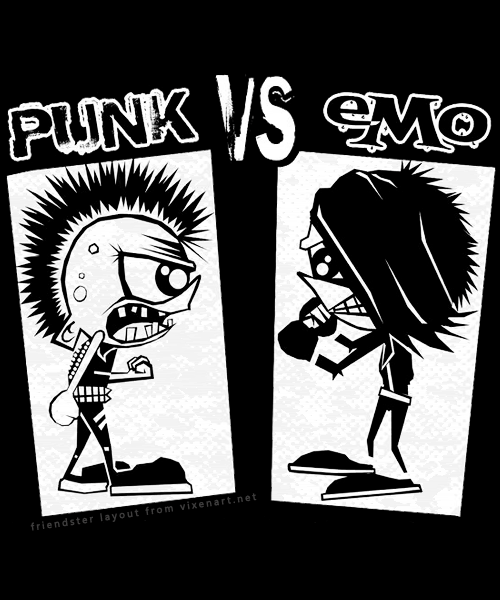 PUNK VS EMO gif by mrseek321 | Photobucket